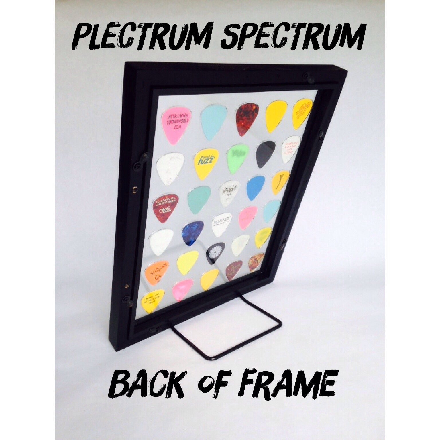 8" x 10" Vertical Guitar Pick Display Frame Insert – Plectrum Spectrum ...